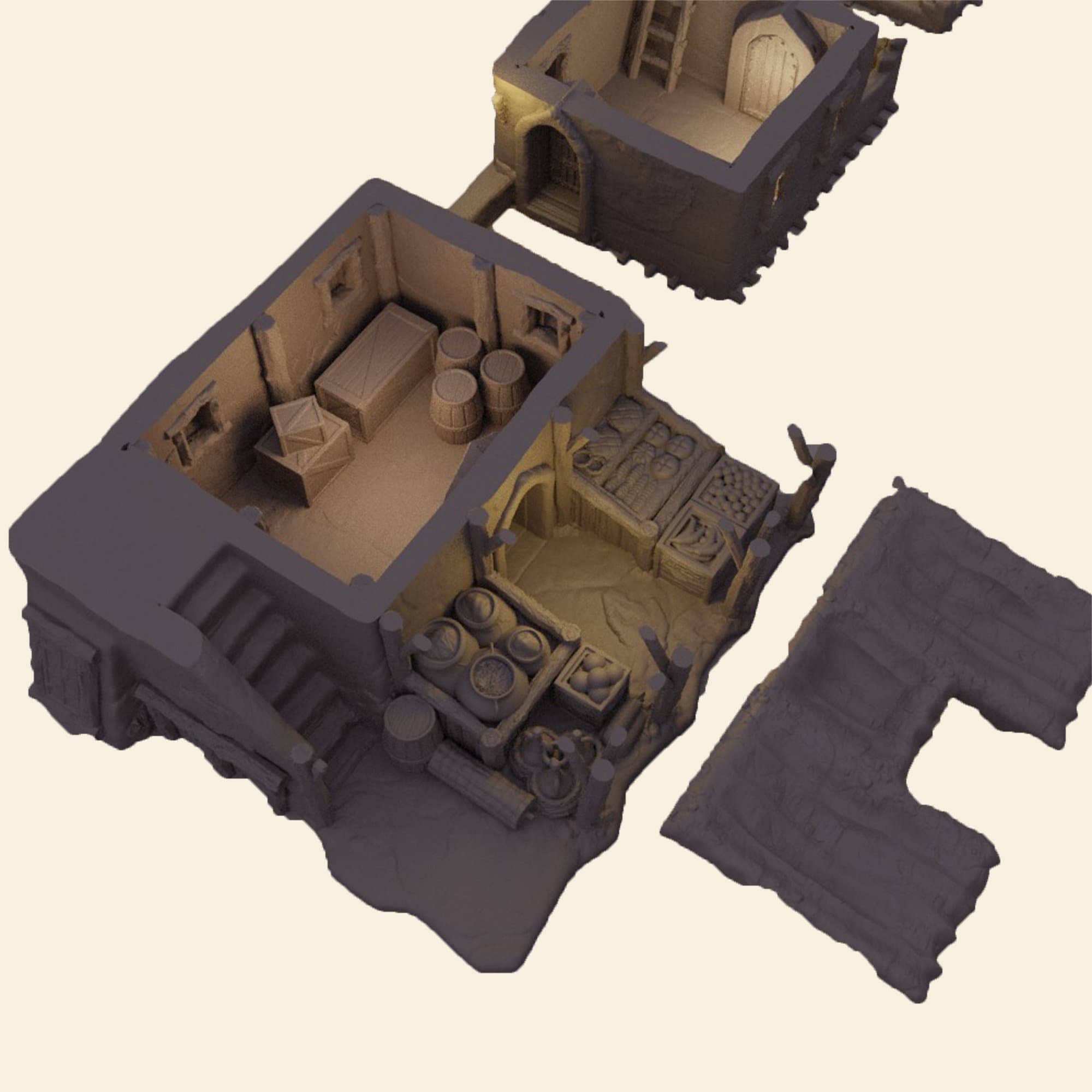 Desert Merchant Dnd Terrain, Desert Merchant House for Dungeons and ...