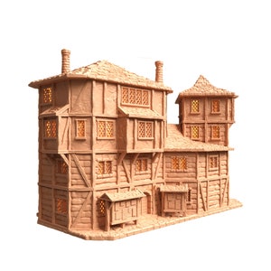 Medieval Adventurer Guild, Guild Hall for Dnd, 28mm Medieval Guild ...