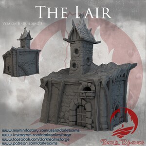 The Lair (set B), Rat Lair by Dark Realms, Cave and Tunnel Terrain - Etsy
