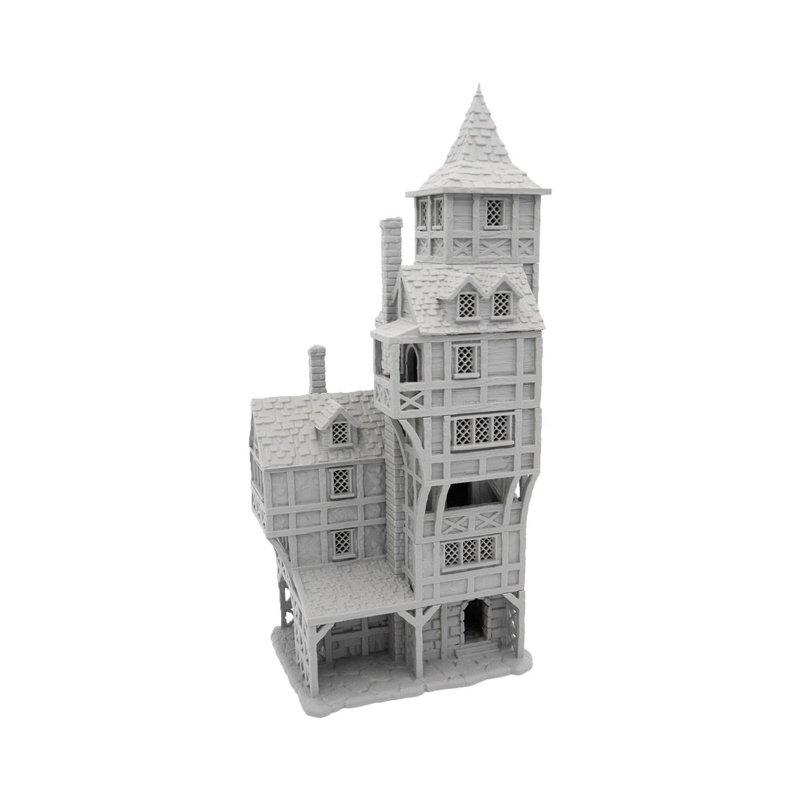 Medieval High House Terrain, Medieval City Noble House Terrain for Dnd ...