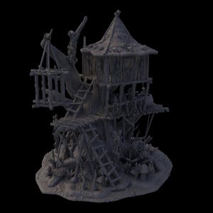 Swamp Witch Hut | 3D Printed Fantasy Terrain for Dnd & Tabletop RPG ...