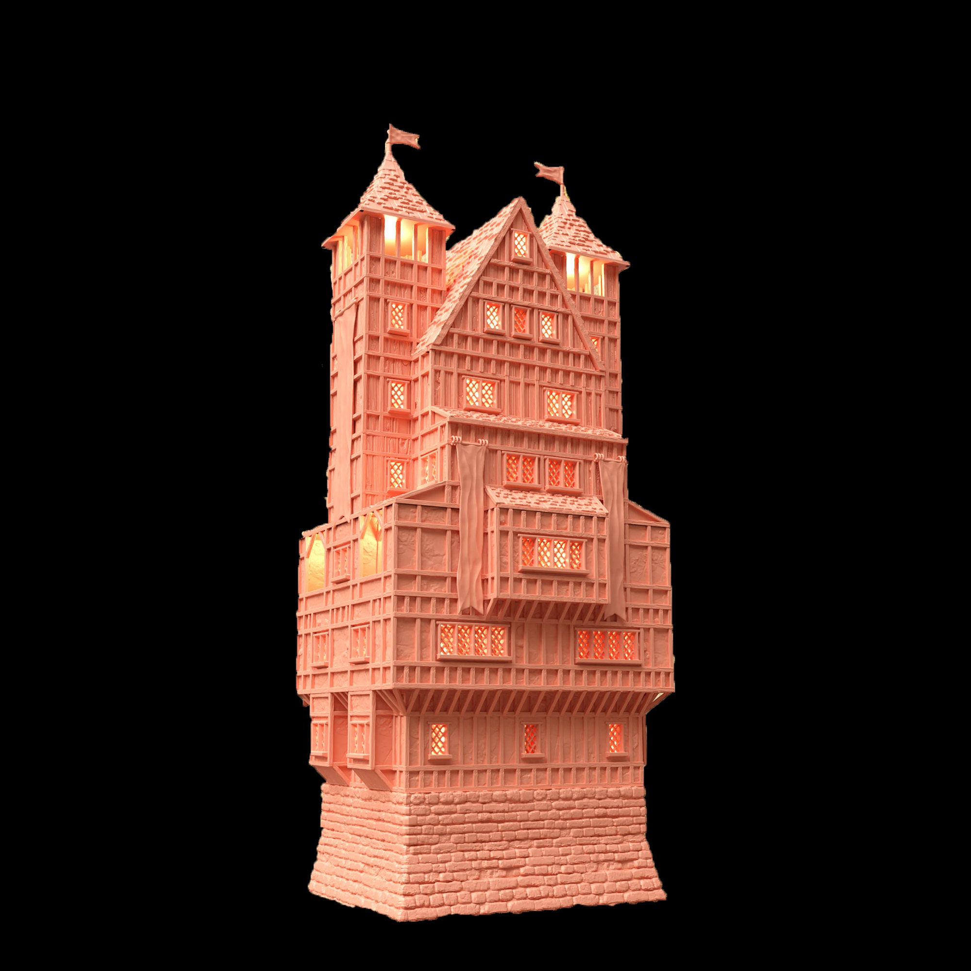 Governor House Medieval Dnd Terrain, Medieval High House for Dungeons ...