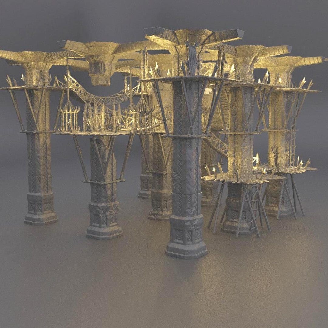 Infested Dwarf Pillars | Dnd Terrain, Dnd Accessories, Dungeon Master ...