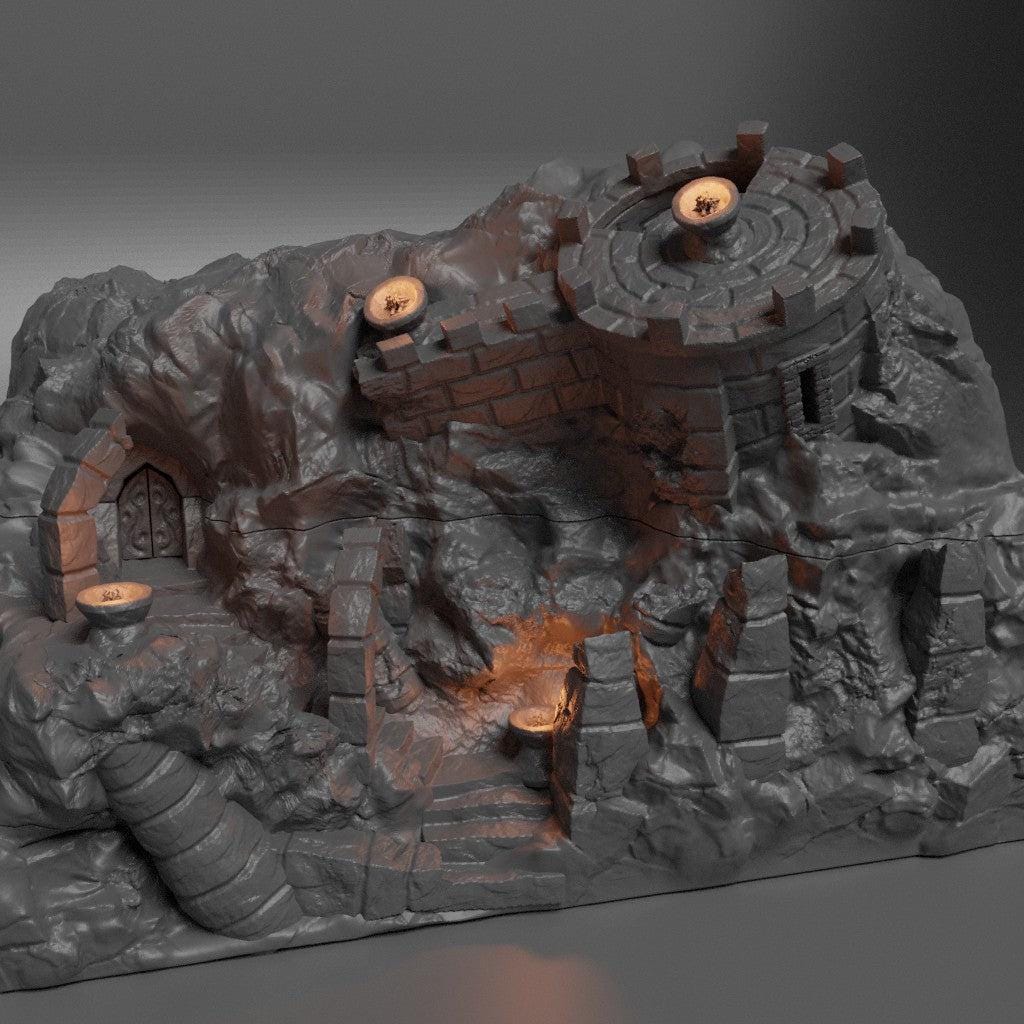 Old Tomb Tabletop Terrain | Dnd Terrain, Dnd Accessories, Dungeon ...