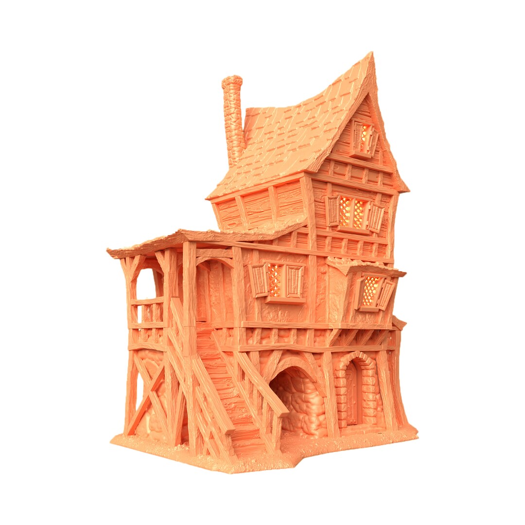 Medieval Commoner House Dnd, Dnd Old House, Miniatureland - Etsy