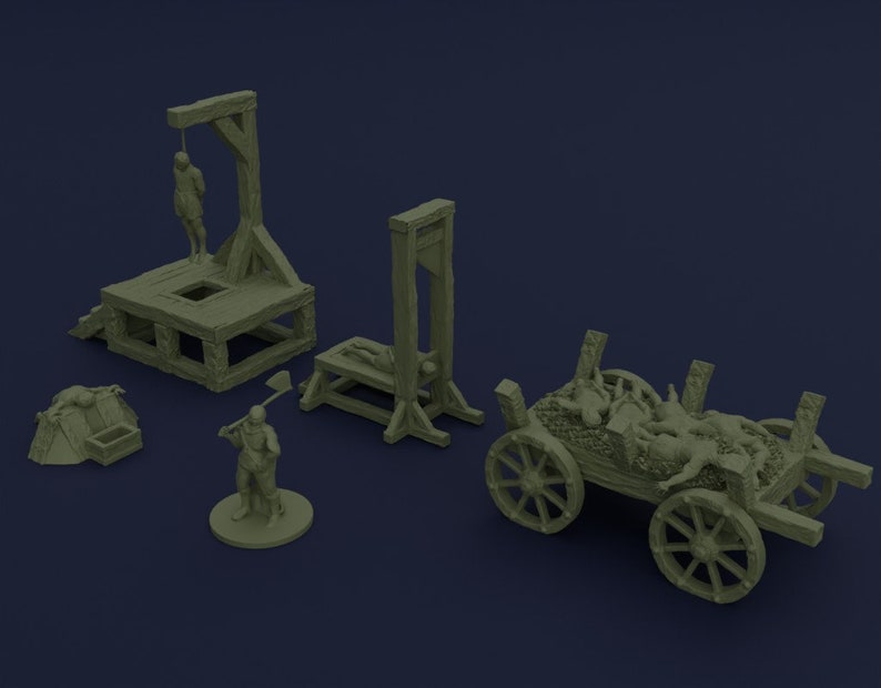 Execution Platform Dnd Execution Grounds Terrain Includes - Etsy