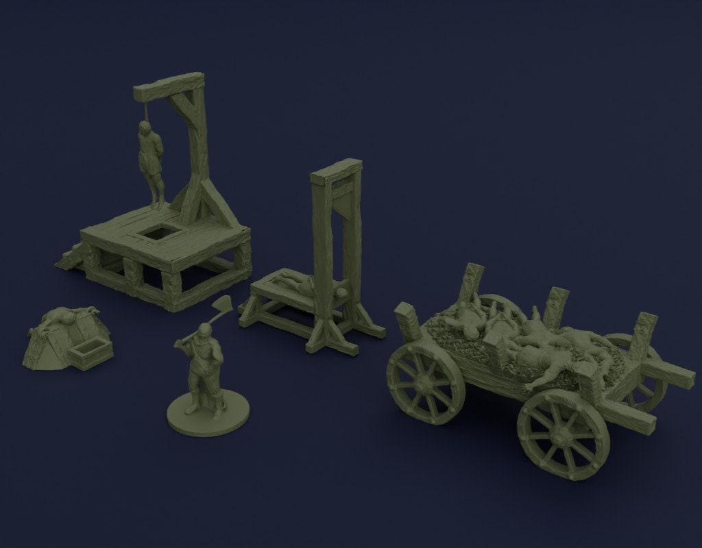 Execution Platform Dnd Execution Grounds Terrain Includes - Etsy