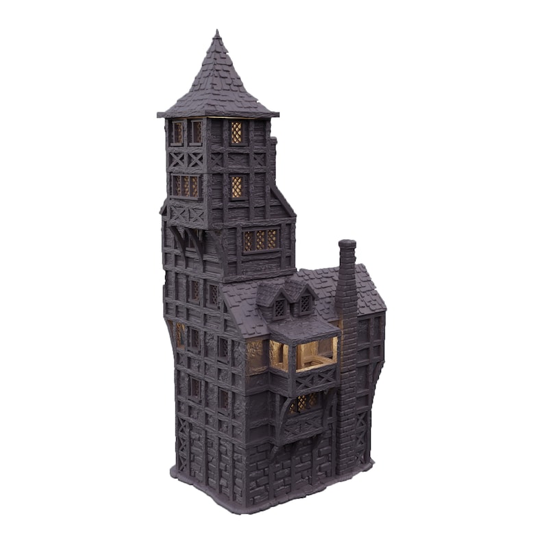 Medieval High House Terrain, Medieval City Noble House Terrain for Dnd ...