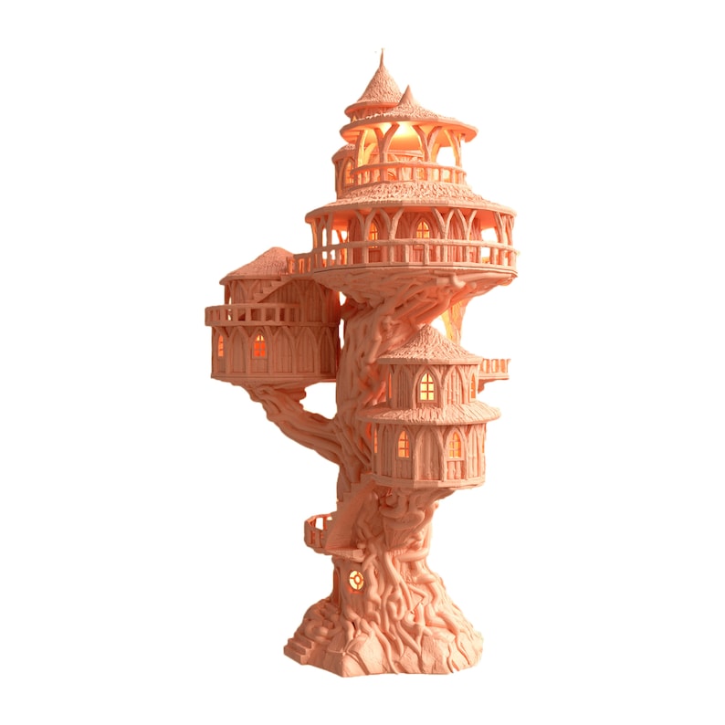 Grand Treehouse Dnd Terrain Dnd Tree Village Terrain - Etsy