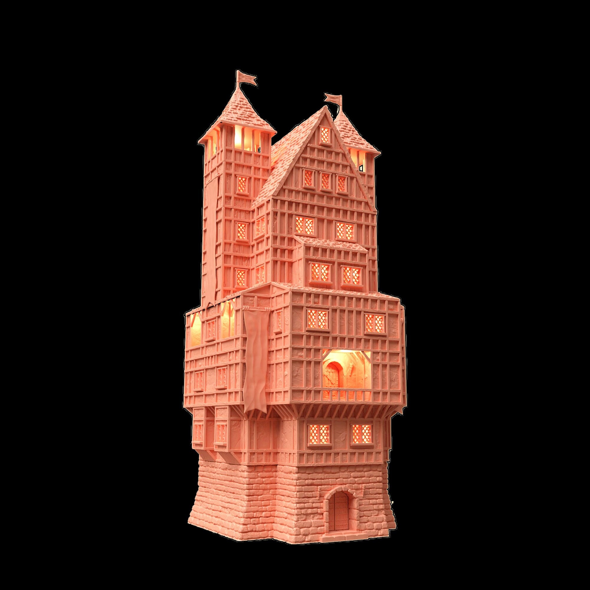 Governor House Medieval Dnd Terrain, Medieval High House for Dungeons ...