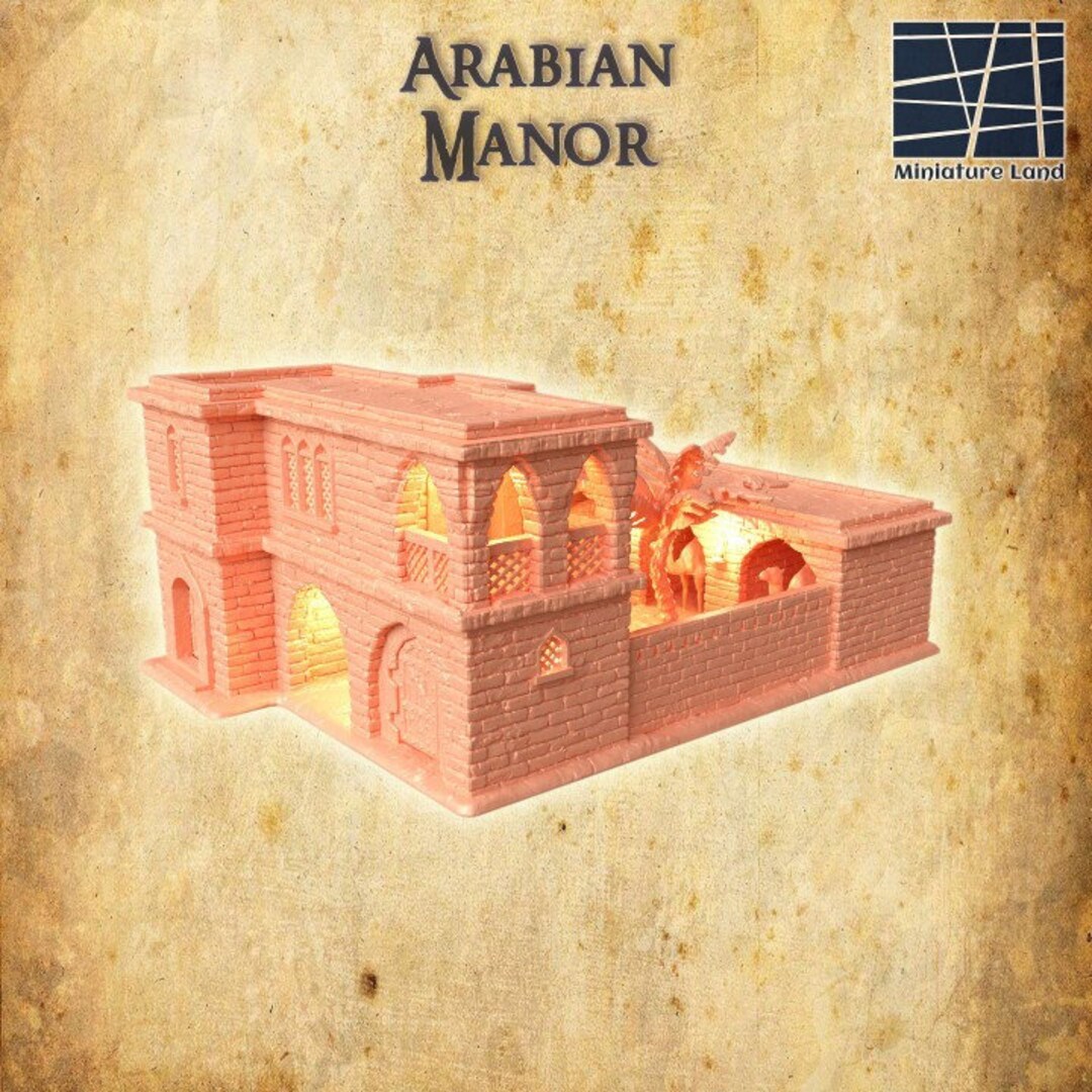 Arabian Manor Tabletop Terrain Desert Terrain - Etsy