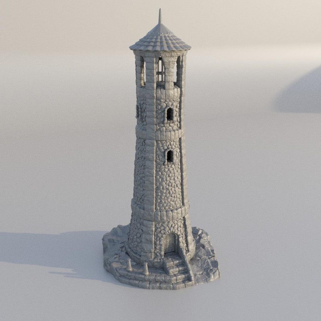 Medieval Lighthouse | Tabletop Terrain for Dnd, Warhammer & Rpgs | 3d ...