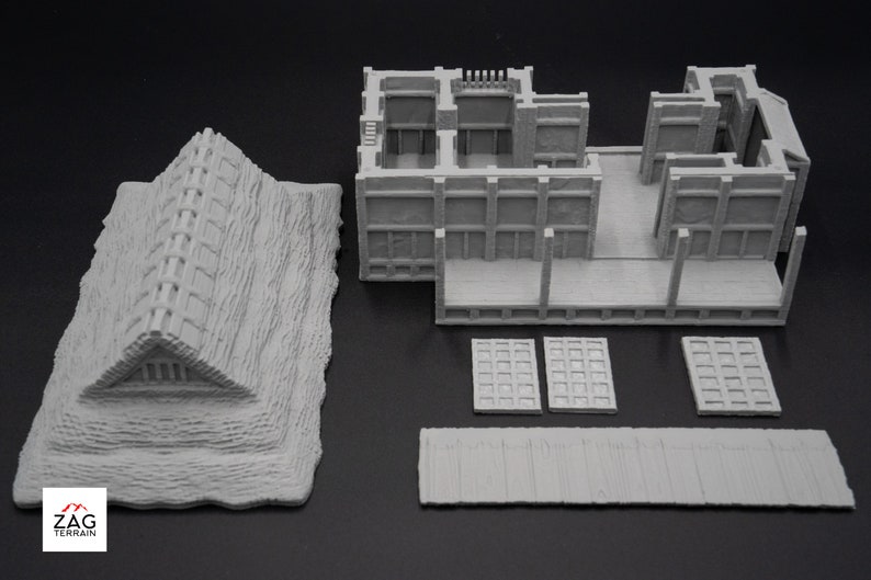 Japanese Cottage Dnd Terrain Dnd Samurai Terrain for 28mm - Etsy