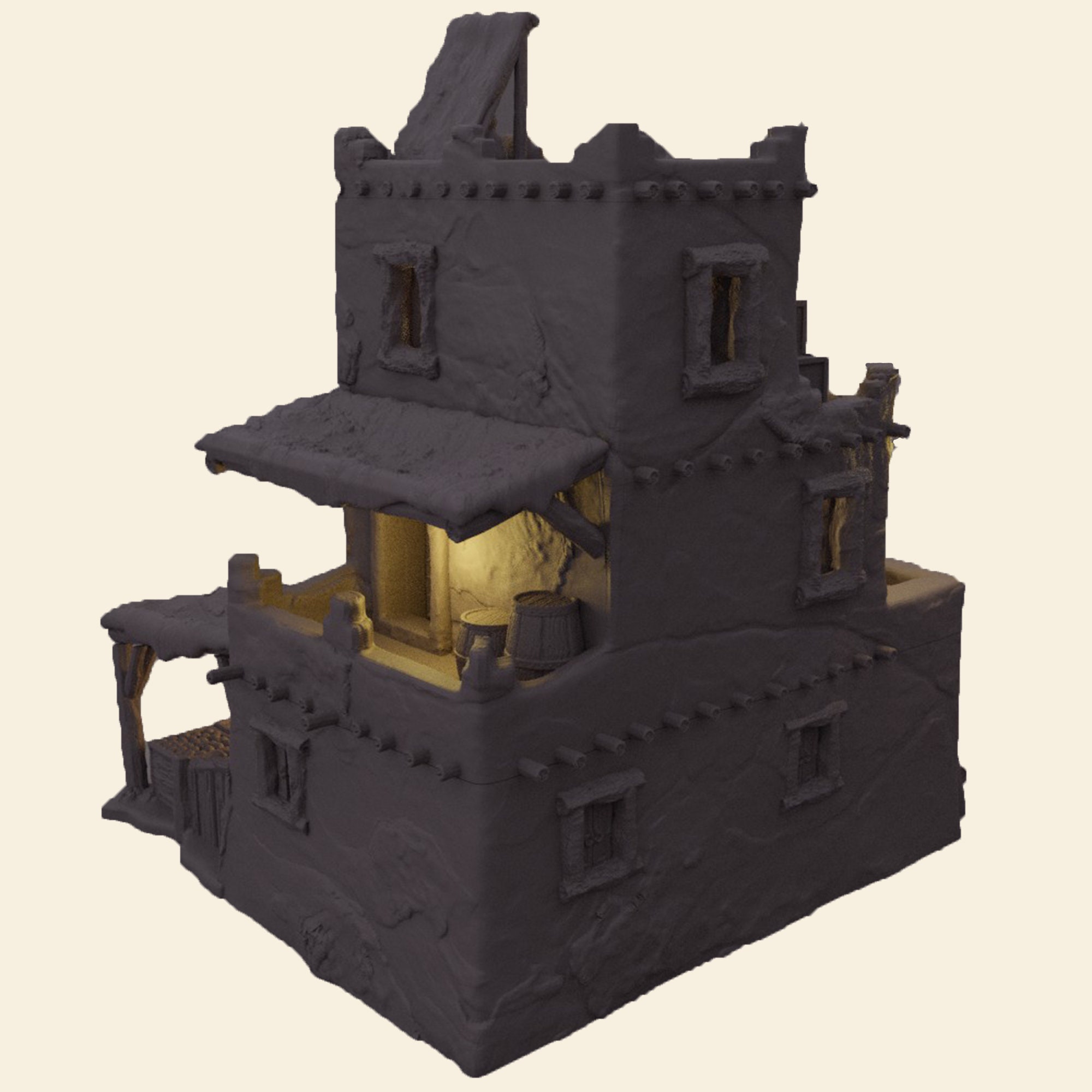 Desert Merchant Dnd Terrain, Desert Merchant House for Dungeons and ...