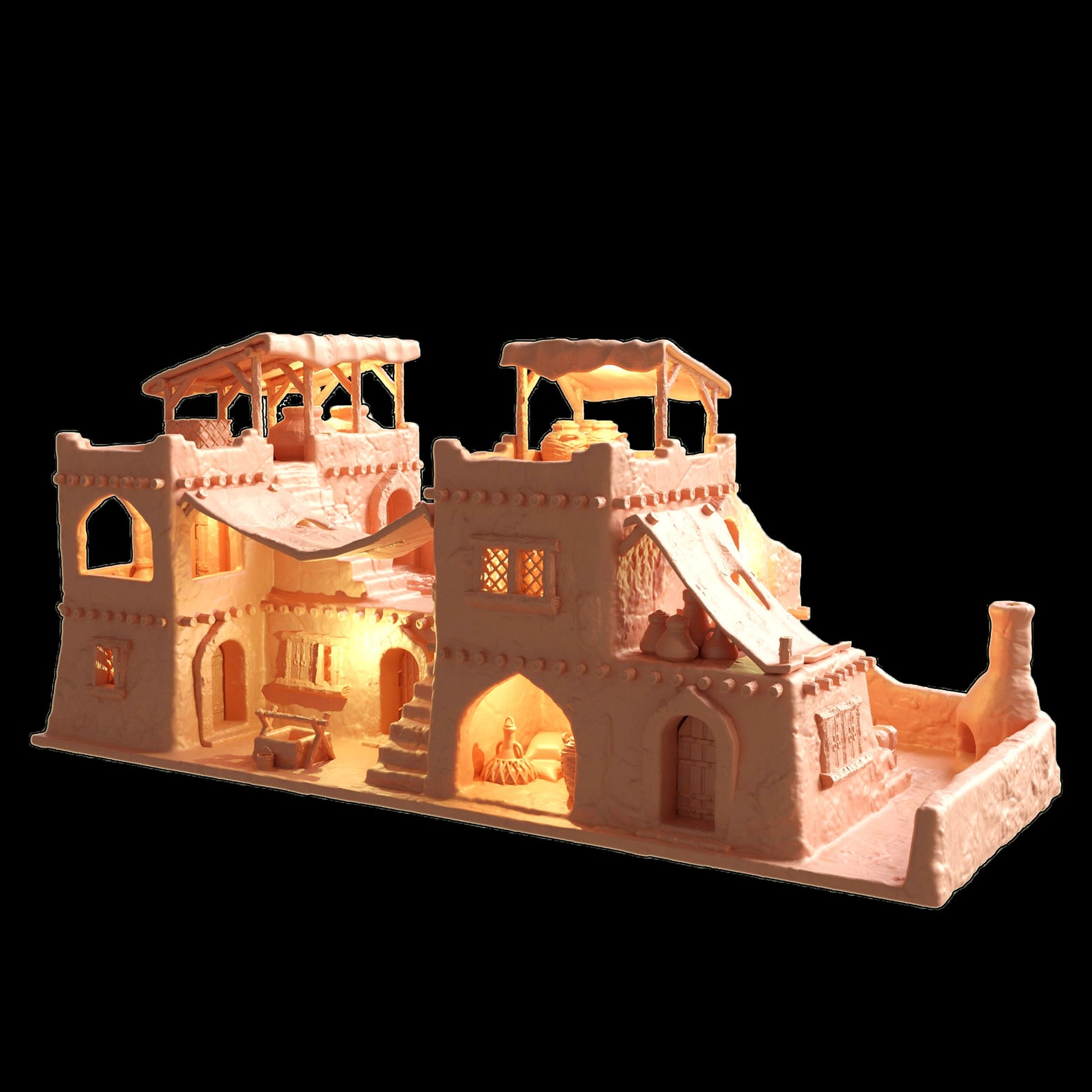 Desert Trading Outpost, Dnd Trade Outpost, Desert Trader, Miniatureland ...