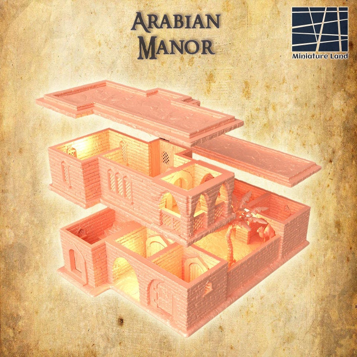 Arabian Manor Tabletop Terrain Desert Terrain - Etsy