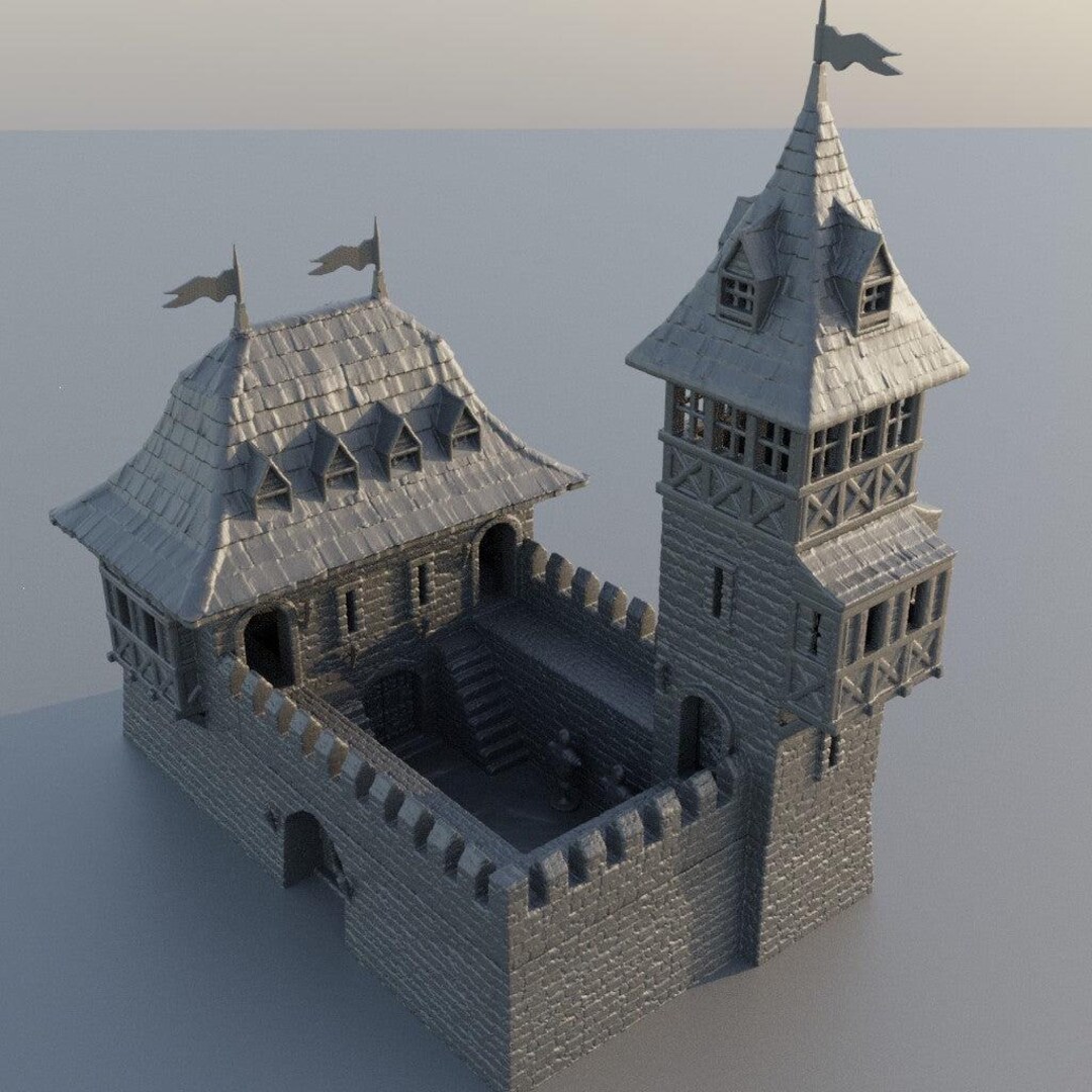 Medieval Guard House | Dnd Terrain, Dnd Accessories, Dungeon Master ...