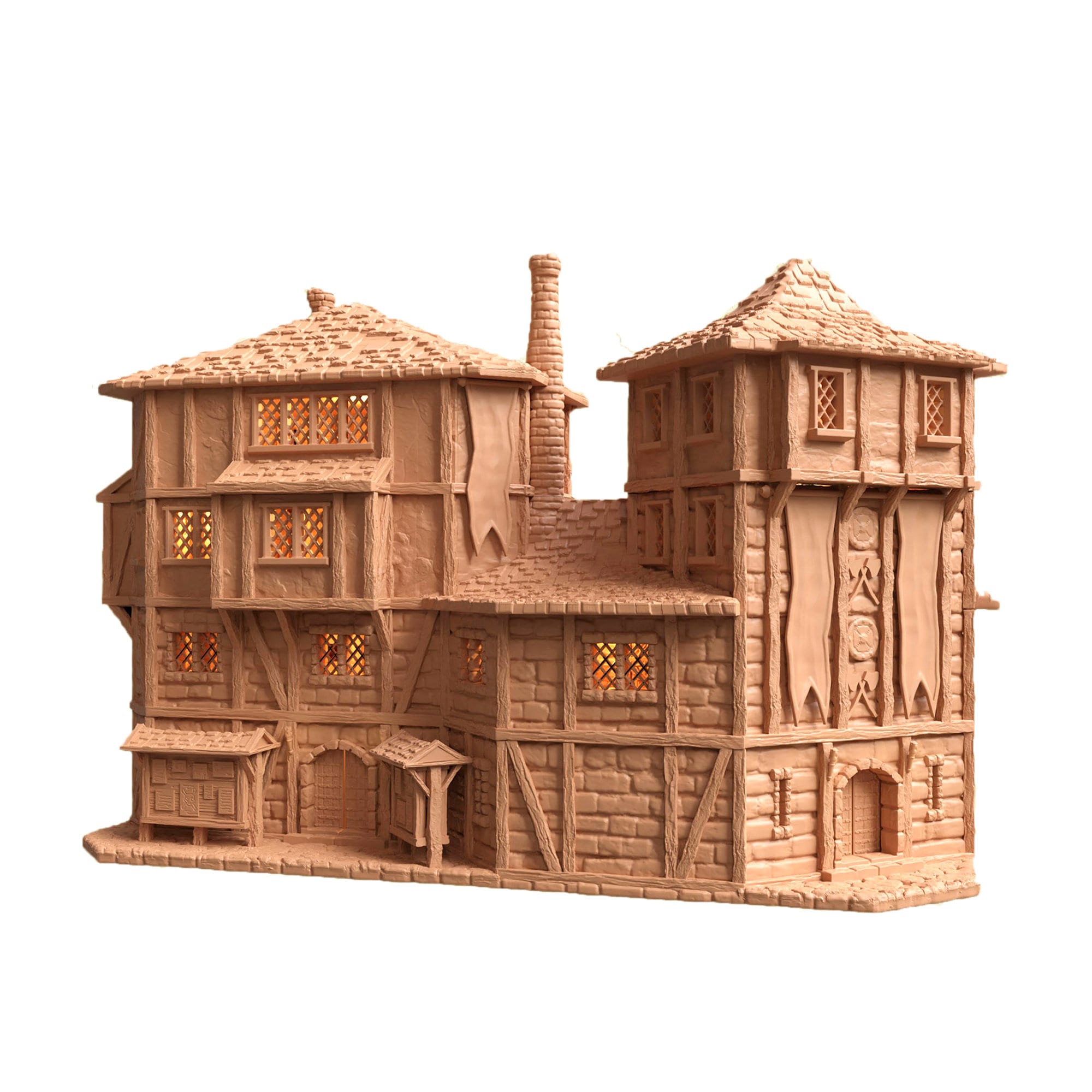 Medieval Adventurer Guild, Guild Hall for Dnd, 28mm Medieval Guild ...