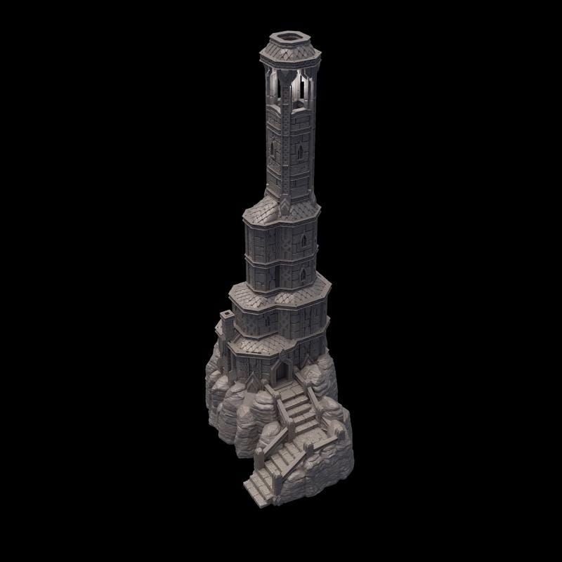 Dwarf Lighthouse | Dnd Terrain, Dnd Accessories, Dungeon Master Gifts ...