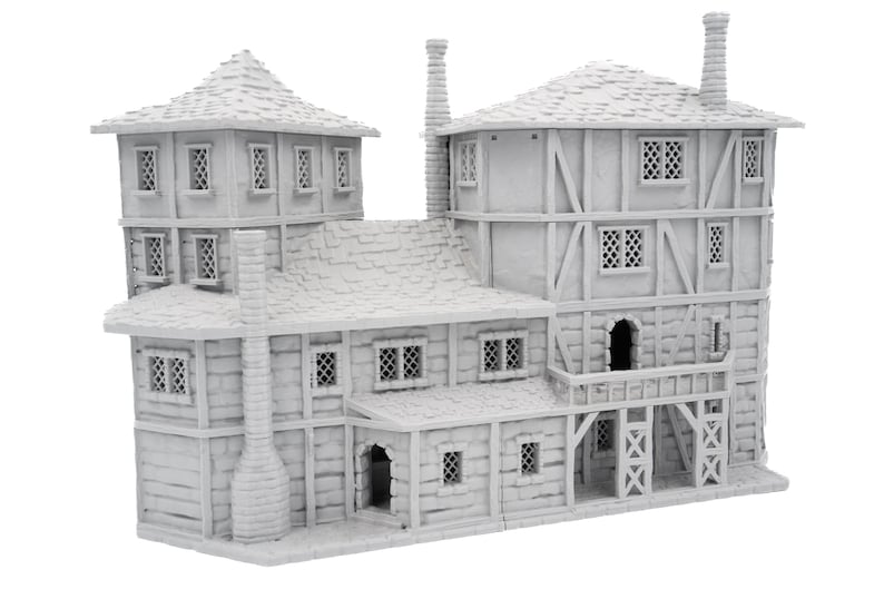 Medieval Adventurer Guild, Guild Hall for Dnd, 28mm Medieval Guild ...