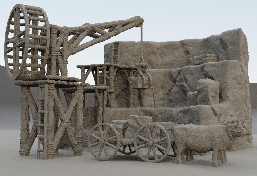 3D Printed Small Stone Quarry | Tabletop Terrain for Dnd + RPG ...