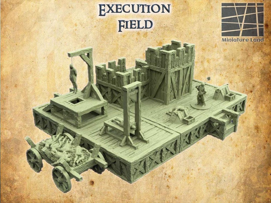 Execution Field | Dnd Terrain, Dnd Accessories, Dungeon Master Gifts - Etsy