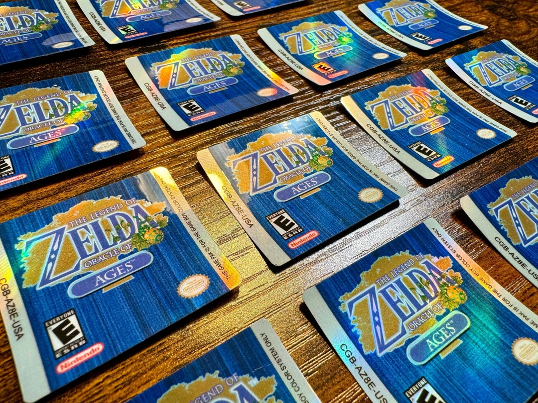 The Legend of Zelda: Oracle of Ages Holographic Replacement Label for ...