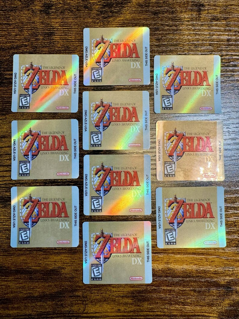 Link's Awakening DX (classic Game Boy Edition) Holographic Replacement ...