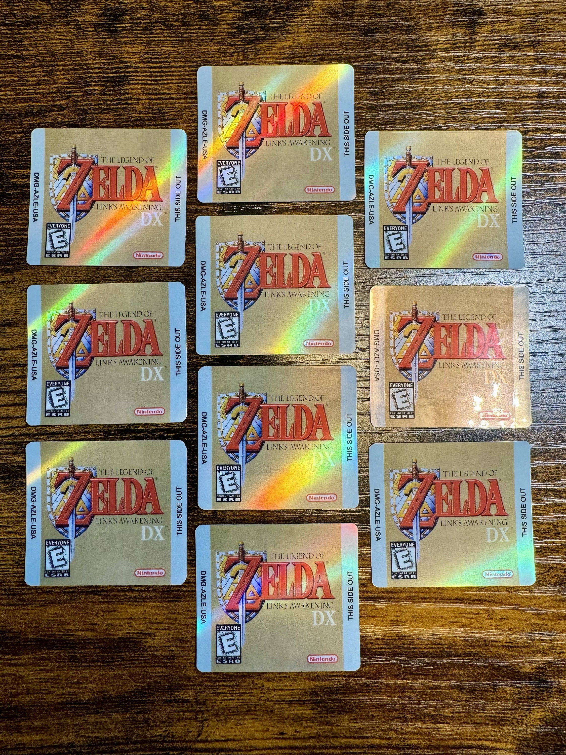 Link's Awakening DX (classic Game Boy Edition) Holographic Replacement ...