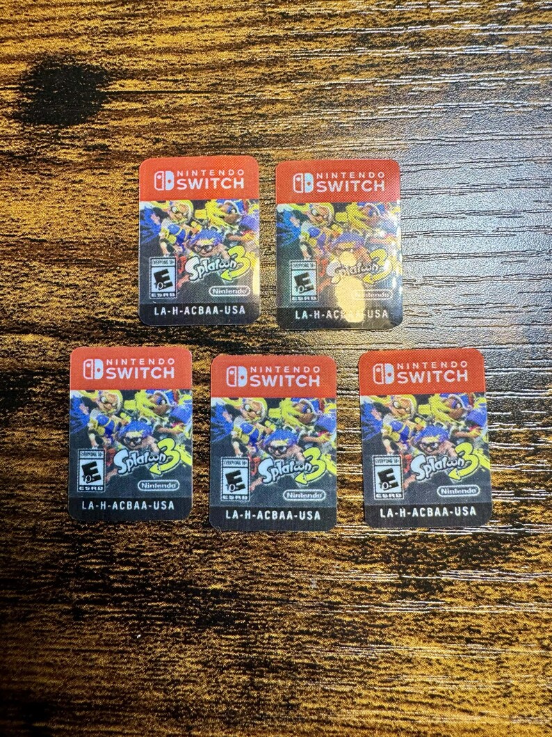 Splatoon 3 Replacement Label for Switch Cartridge - Etsy