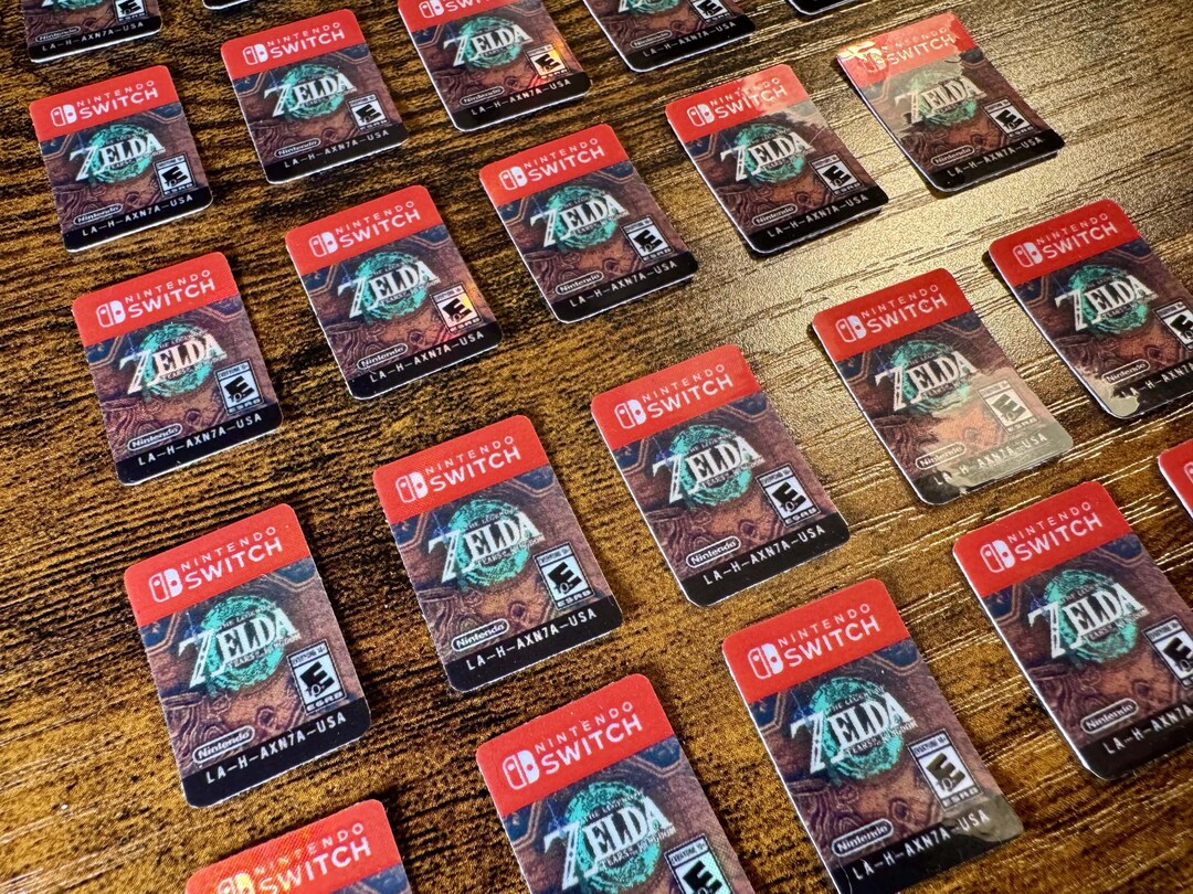 Zelda Totk Replacement Label for Switch Cartridge - Etsy