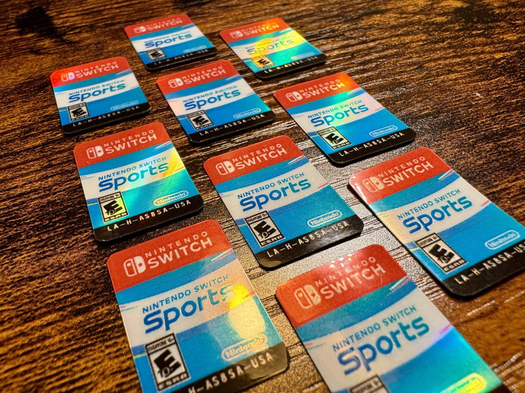 Switch Sports Replacement Label for Switch Cartridge - Etsy