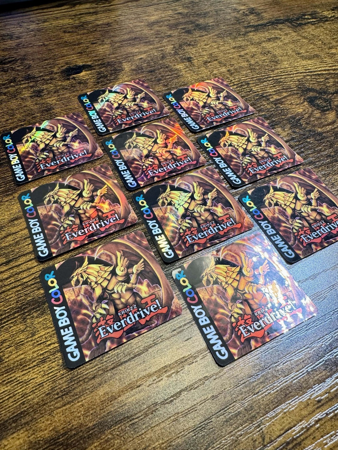 Everdrive Winged Dragon of Ra Holographic Replacement Label for Game ...