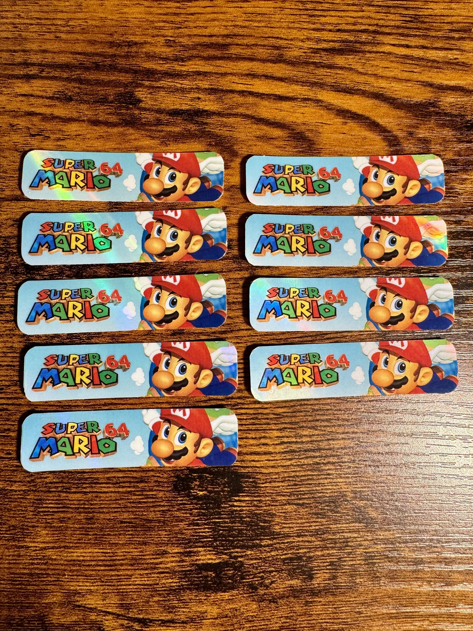 Super Mario 64 - Holographic, Laminated Nintendo 64 (N64) Cartridge ...
