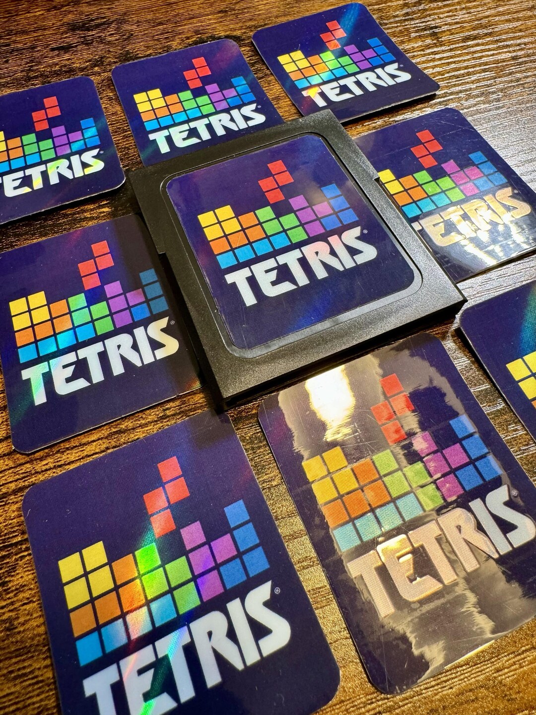 Tetris Holographic Kitsch Bent Game Boy Cart Labels - Etsy