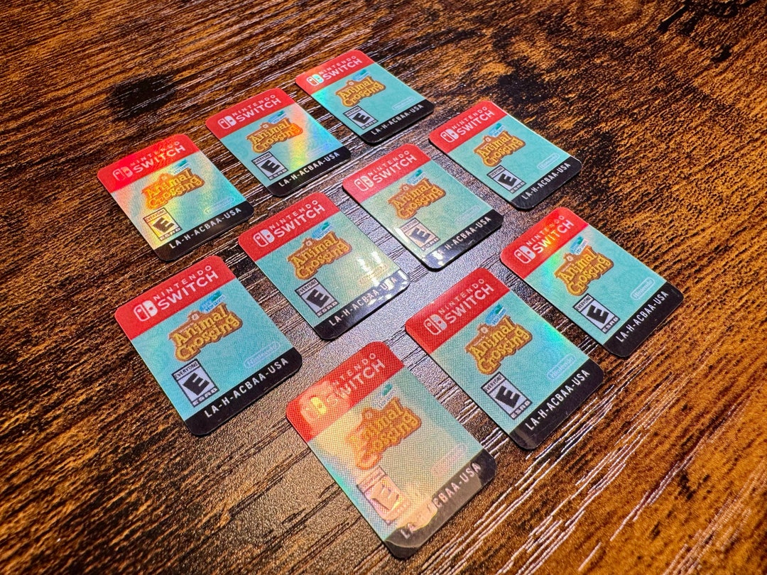 Animal Crossing: New Horizons Replacement Label for Switch Cartridge - Etsy