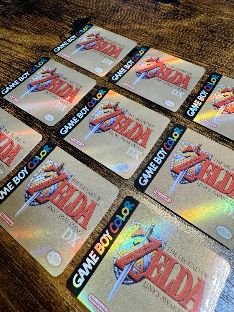 Link's Awakening DX GBC Spine Edition Holographic - Etsy
