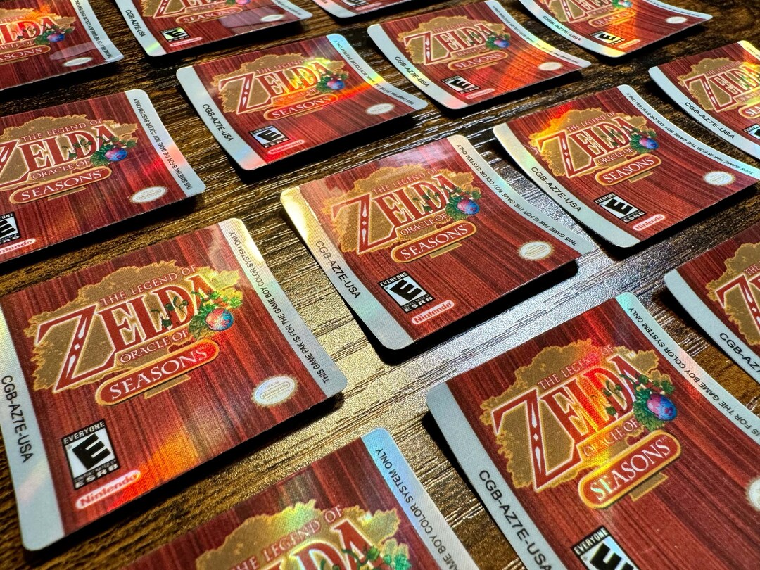 The Legend of Zelda: Oracle of Seasons Holographic Replacement Label ...