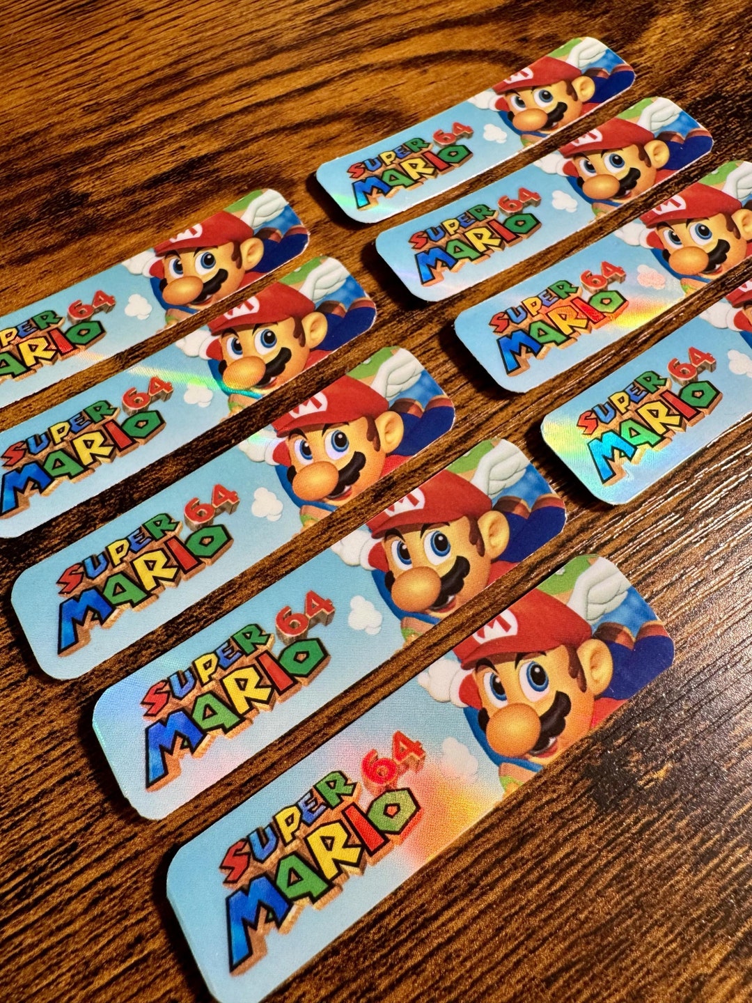 Super Mario 64 - Holographic, Laminated Nintendo 64 (N64) Cartridge ...