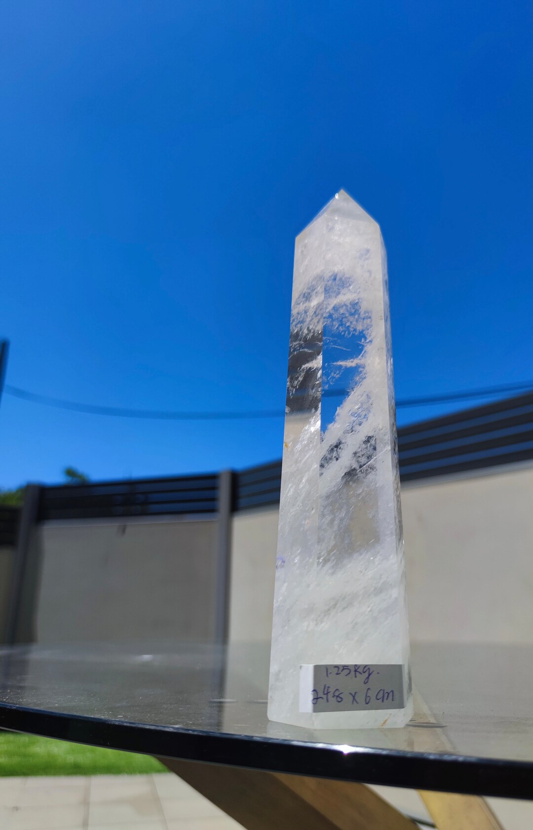 Large High Quality Clear Quartz Tower Clear Quartz Crystal Point Clear ...