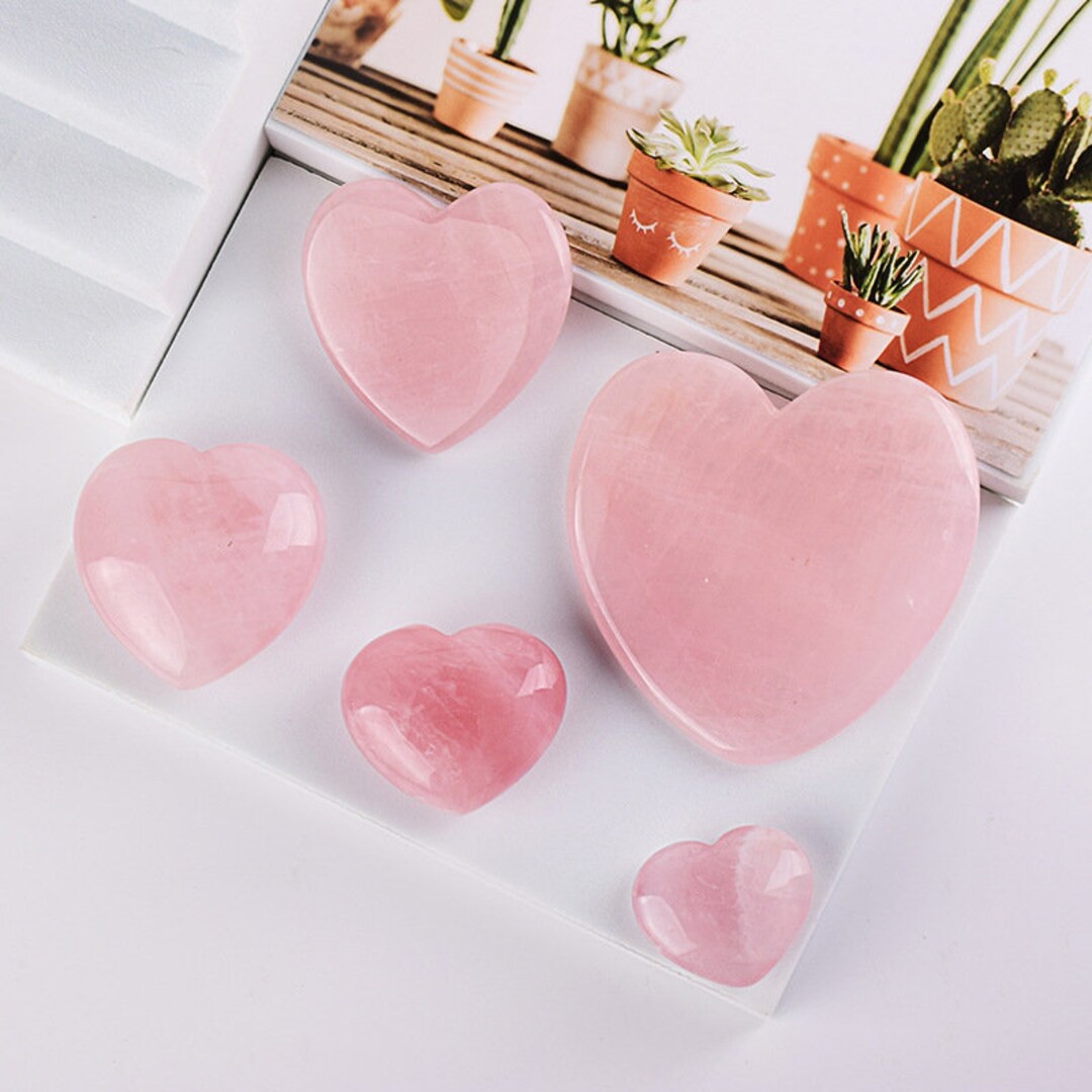 Unveil Your Inner Radiance With a Rose Quartz Heart Shape Gua Sha ...
