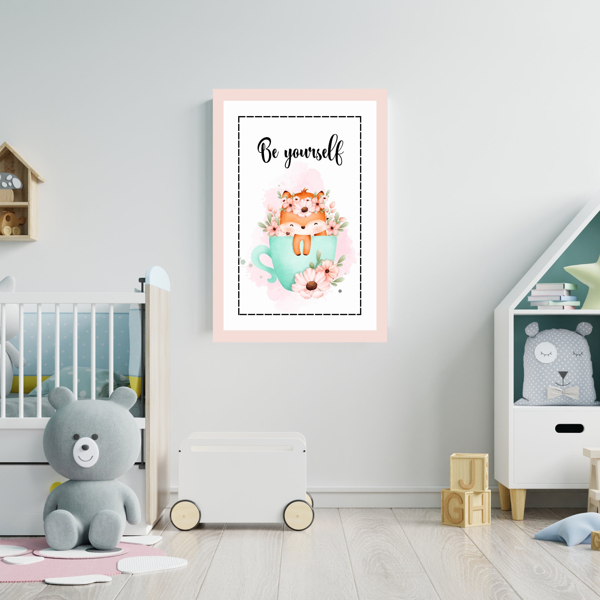 Nursery Printable, Girls Boho Print, Baby Girl Nursery Decor, Girls ...