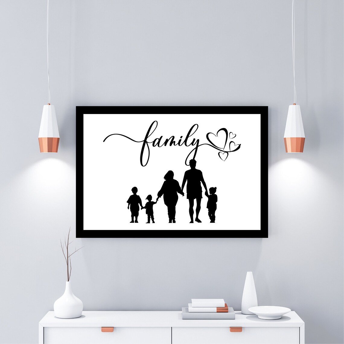 Family Wall Art for Farmhouse and Office, Digital Download Posters ...