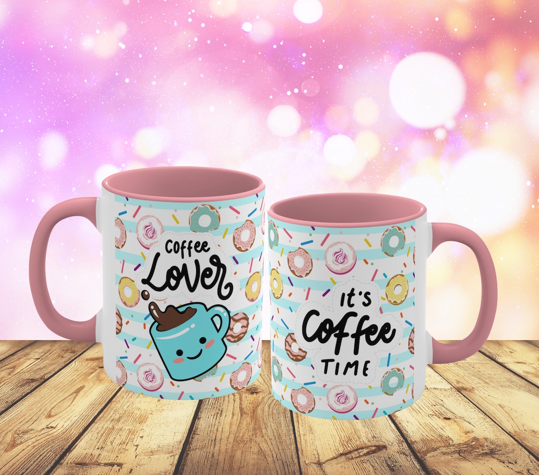 Donut Mug for Donut Lovers Birthday, Donut Coffee Cup, Valentines Gift ...