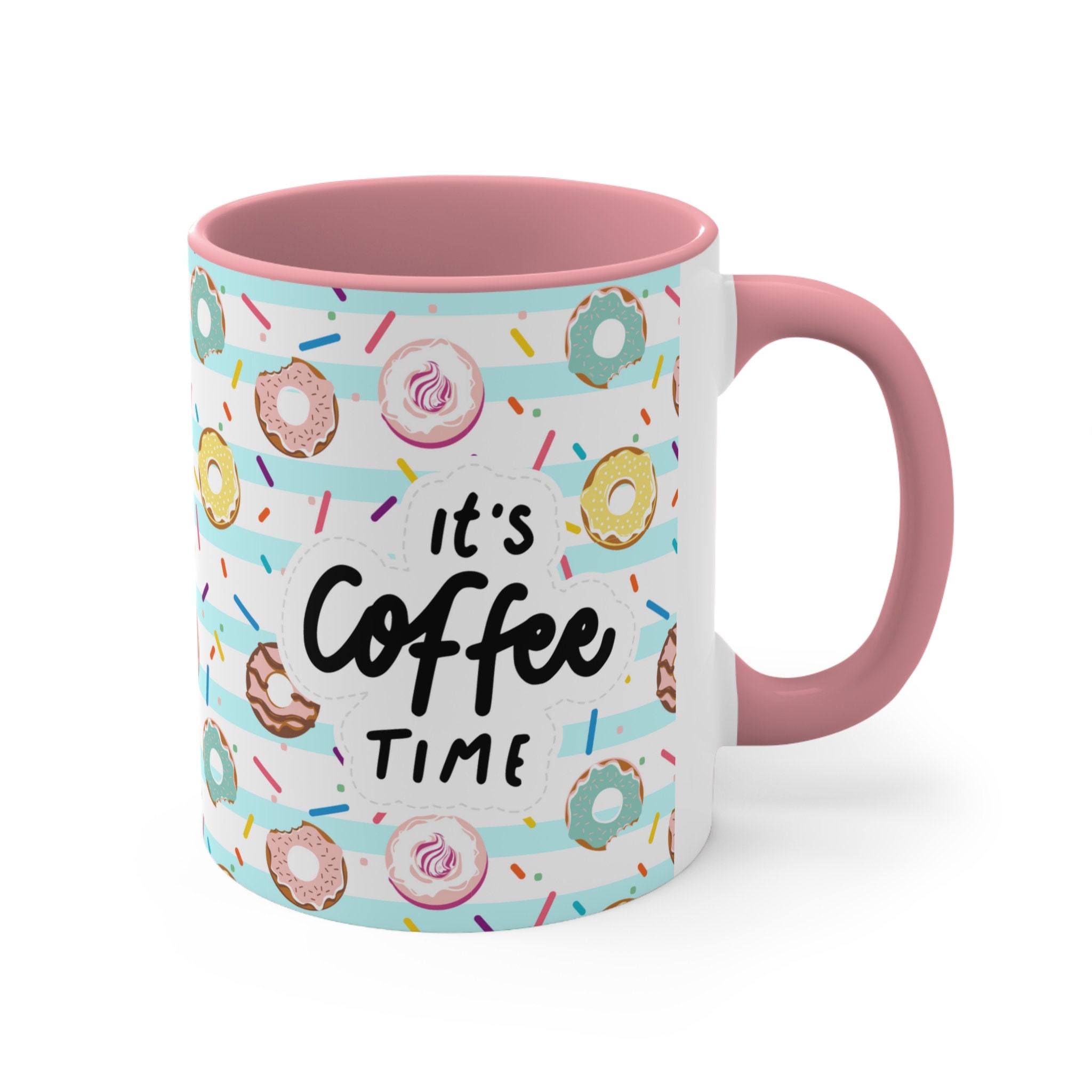Donut Mug for Donut Lovers Birthday, Donut Coffee Cup, Valentines Gift ...