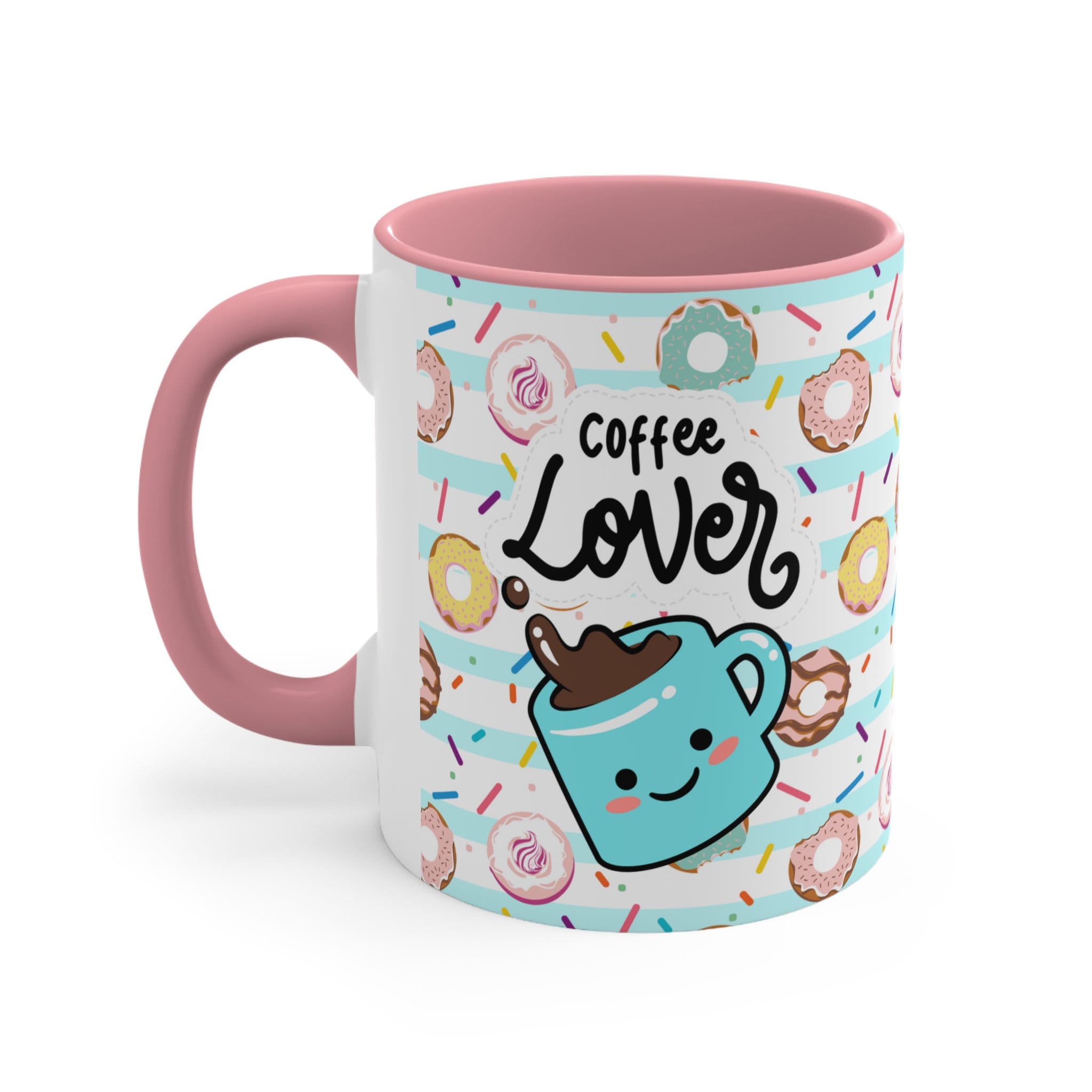 Donut Mug for Donut Lovers Birthday, Donut Coffee Cup, Valentines Gift ...