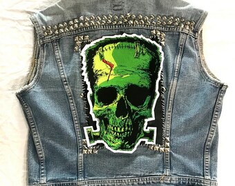 Horror Jean Jacket - Etsy