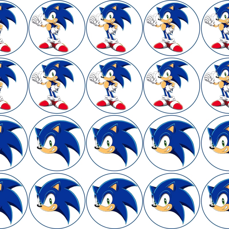 Sonic Edible Decorations - Etsy