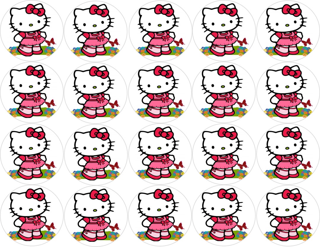 Image for Jelly hello Kitty 20 2 Inch Round - Etsy