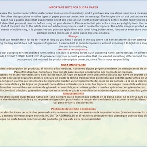 Sugar Paper Cake Topper (mexican Birthday) 8 Inch Round - Etsy